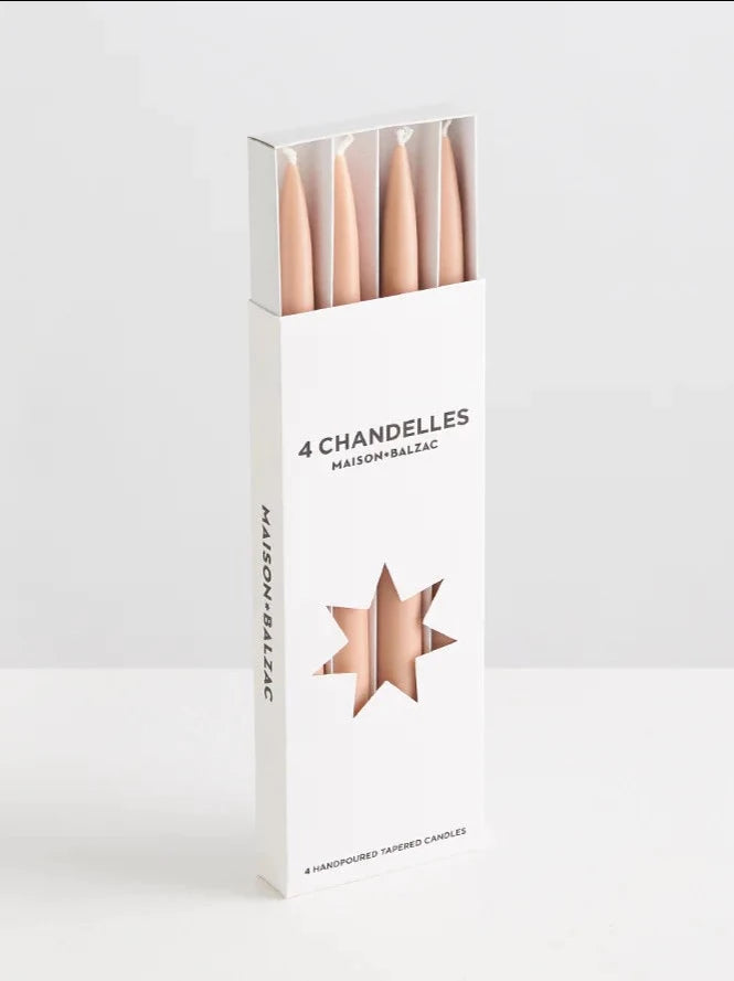 4 Chandelles- Tapered Candles – Continuum